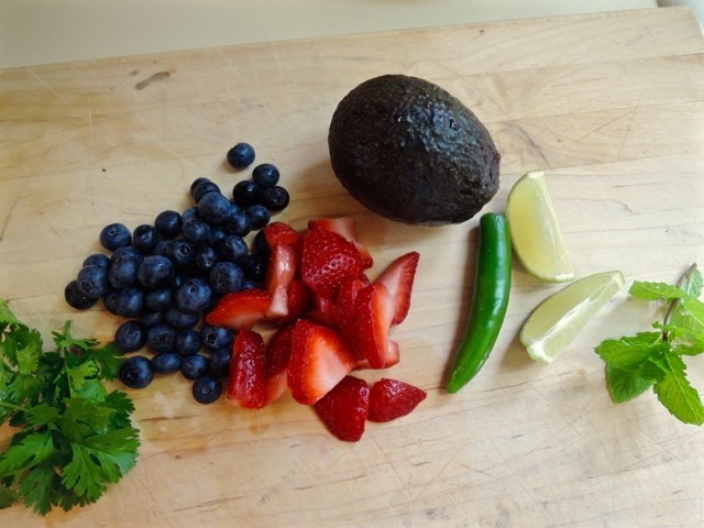The Briny Lemon: Pan-Seared Chicken with Avocado-Berry Salsa