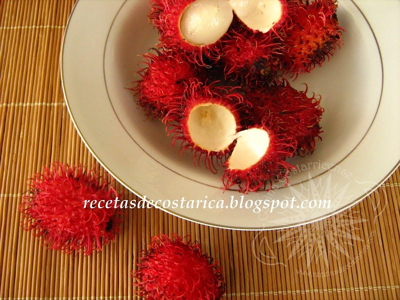 Cocina Costarricense: mamón chino o rambután