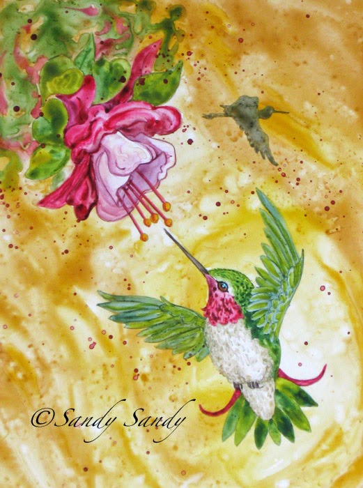 SANDY SANDY ART: The Heron and the Hummingbird ~ A Native American ...