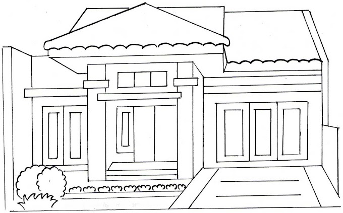 Mewarnai Rumah Tingkat Gambar Mewarnai Rumah Mewah Gambar Mewarnai
