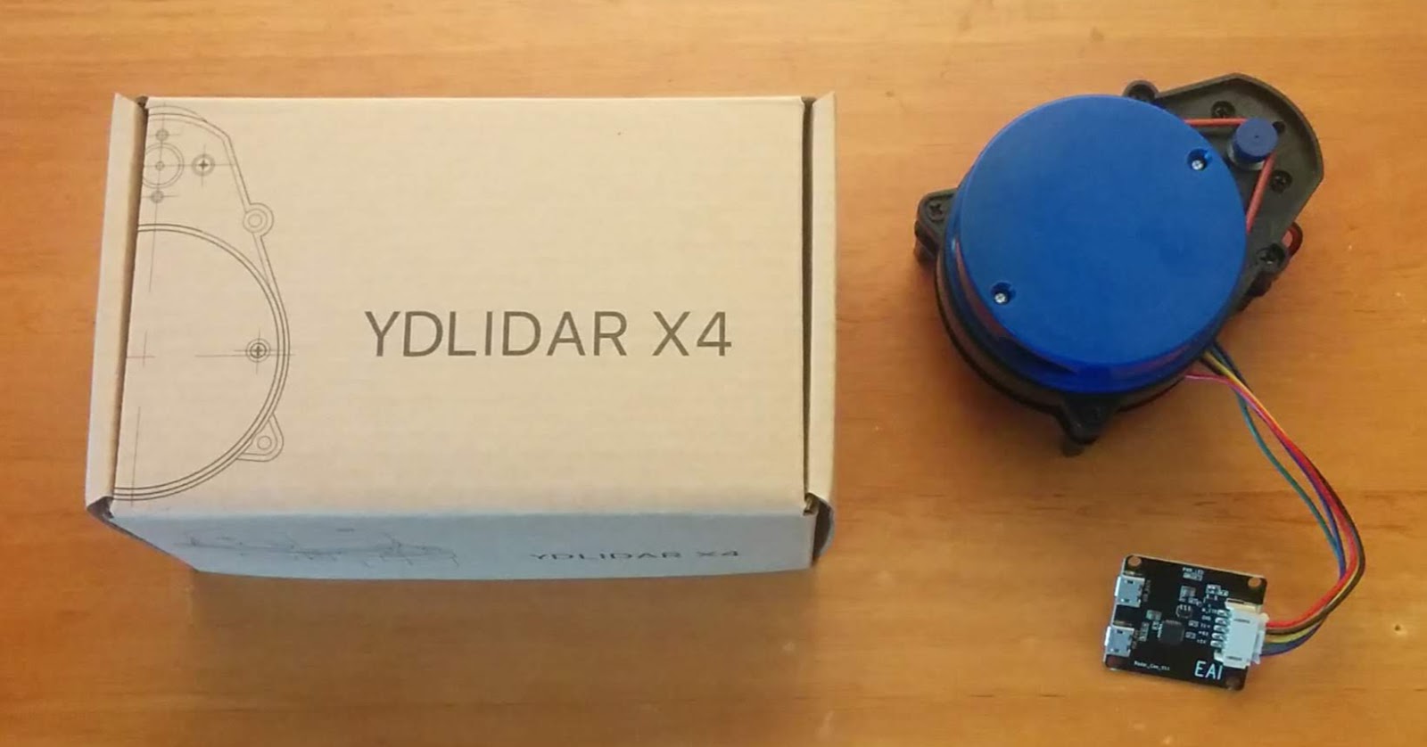 試行錯誤な日々: $99と$400のLIDAR（360度レーザー距離測定機）を動かしてみた(YDLidar X4とG4)