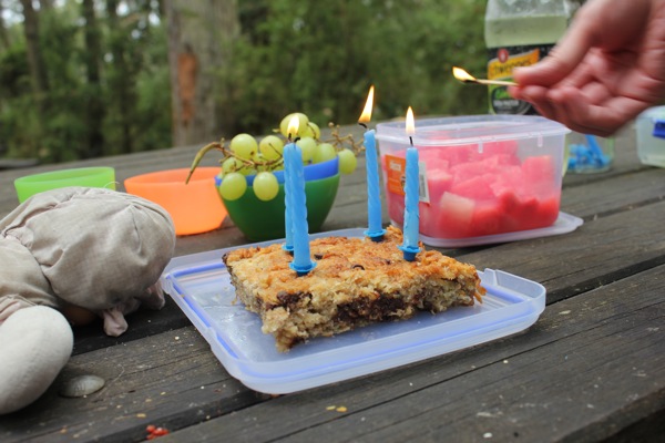 Green Gourmet Giraffe: Bush birthday banana cake and other self ...