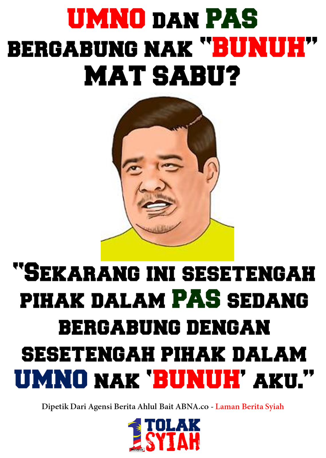 TAHNIAH @Zahid_Hamidi MARI KITA PELANGKUNG SYIAH DAN BARUA-BARUANYA ...