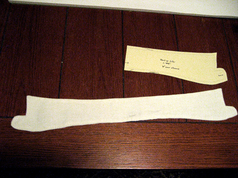 Victorian Tailoring: Victorian Shirt: Part 5 (collar and cuffs 2)