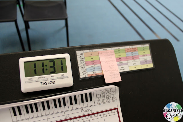 Teacher Tuesday: sticky notes organization | Organized Chaos