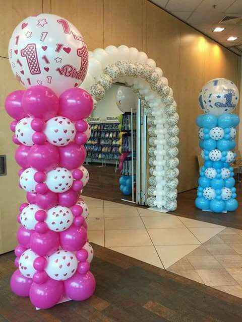 Como Hacer Columnas De Globos Decoracion Con Globos Arreglos Con ...
