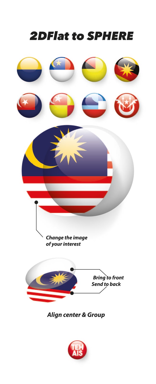 asrieChernobyl: Bendera Negeri Ikon Bulat [Free vector]