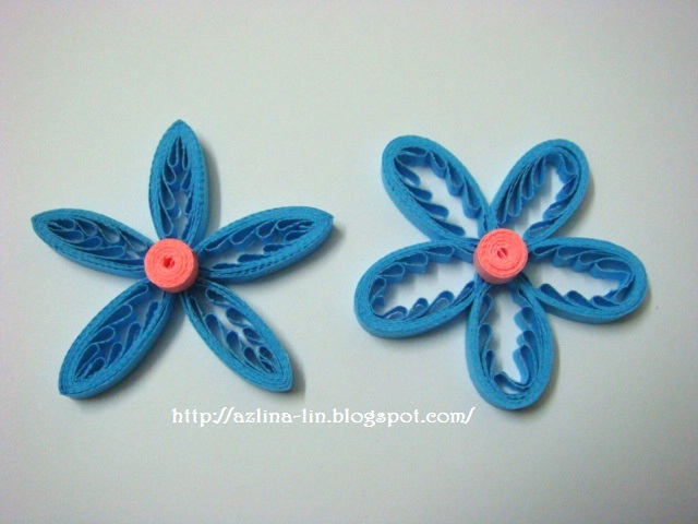 AZLINA ABDUL: Tiny loops flower - Part 2