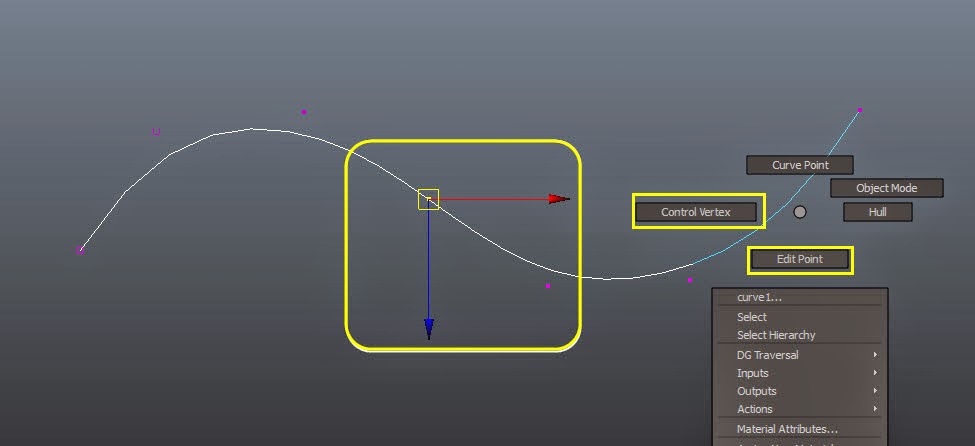 Modifying Curve Components in Maya : 認識與操作 Maya 曲線
