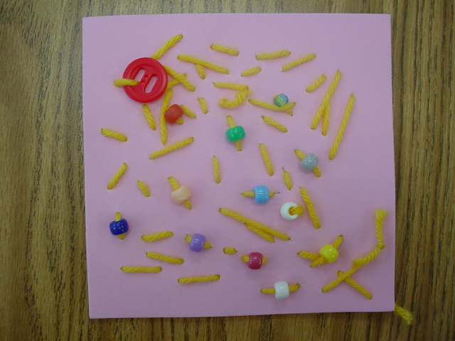 Mrs. Knight's Smartest Artists: First grade update: stitching and paper ...