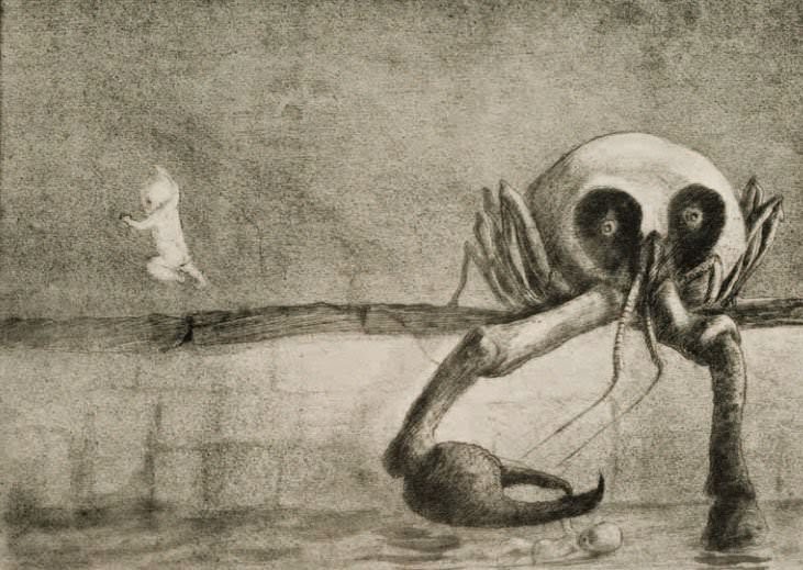 DRAWING AT DUKE: Mendel Nguyen -- Alfred Kubin