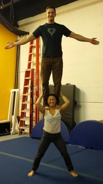 RIT Juggling Club: Dr Joanne Wu teaches AcroYoga at the 38th RIT Spring ...