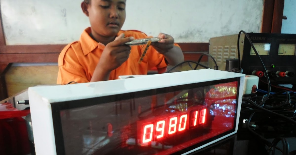 Membuat Jam Digital Sendiri dengan 7 segmen dan kumpulan LED ~ Blog edukasi