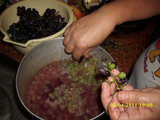Eli cocina: DULCE DE UVAS