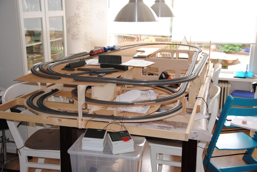 Modelbouw in huize van Dijk: Modelspoorbaan 5