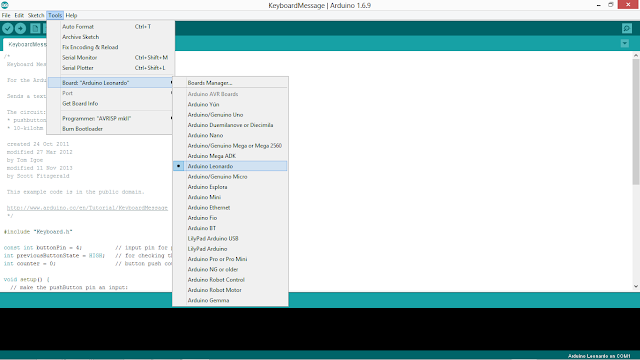 Keyboard Message ~ Arduino Tutorial