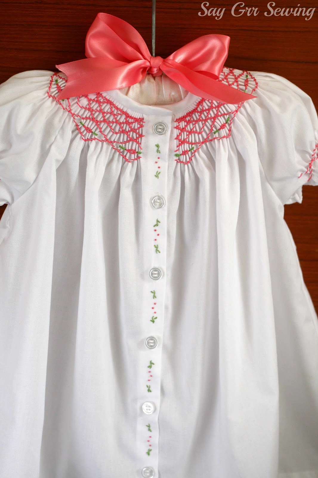 Say Grr Sewing: Missy Dress and Baby Slip