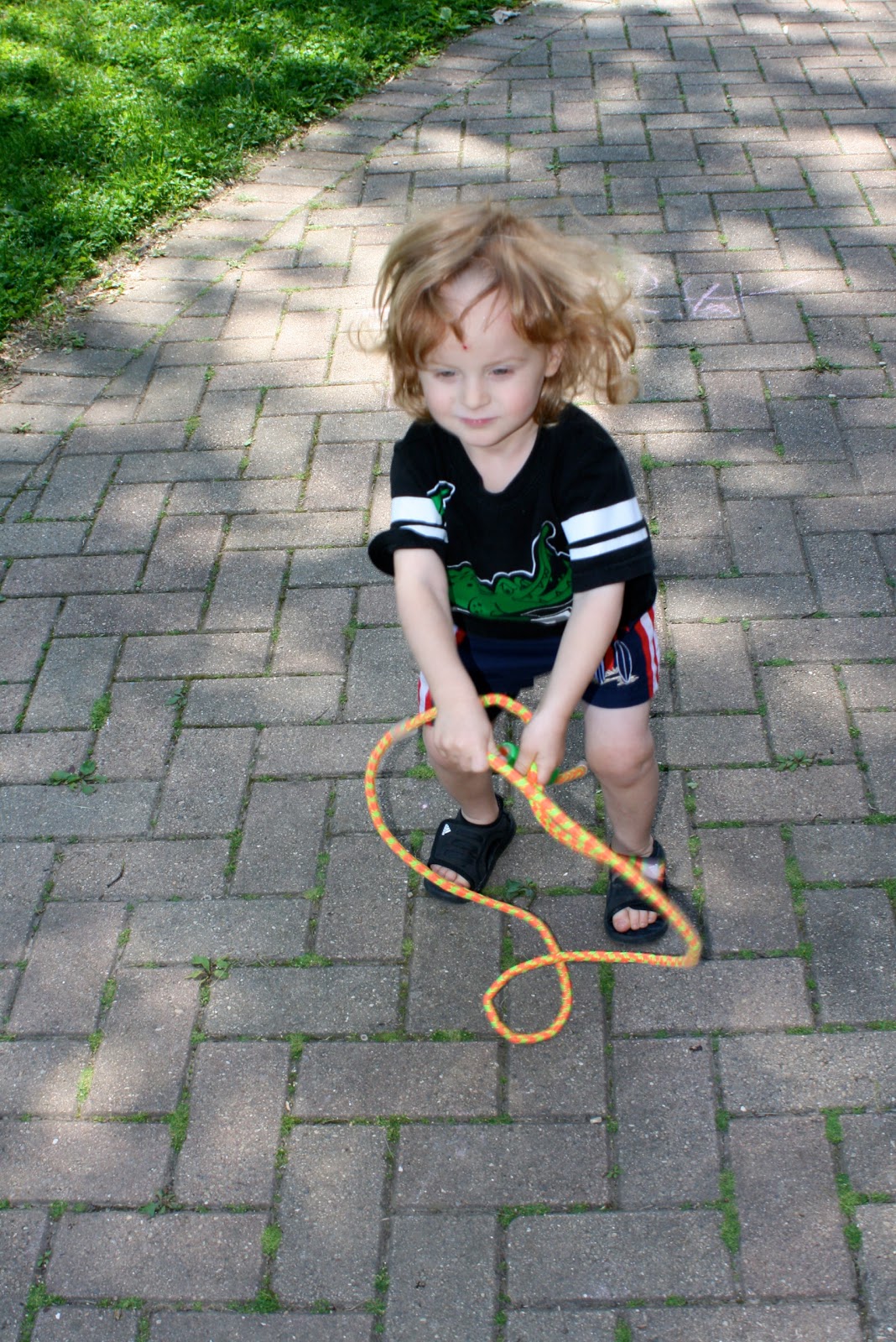 HomeSchoolingGarden: Jump the rope for letter J