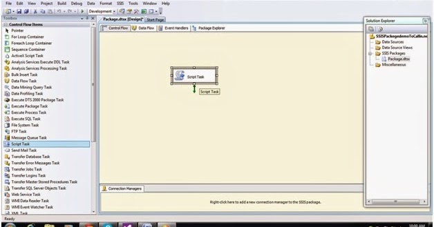 Microsoft Business Intelligence: Executing SSIS Package by using C# ...