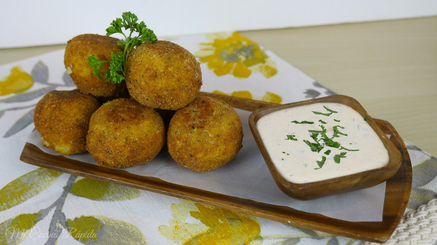 Bolitas de Papa y Queso - Mi Cocina Rápida