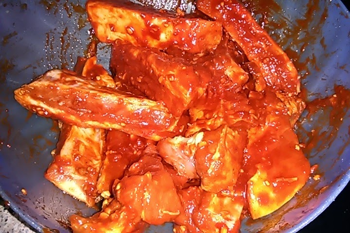 Retete coreene pentru acasa...by Monica Jung: Coaste de porc la gratar ...