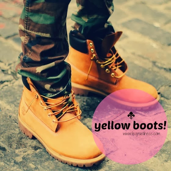 Leopardness: Tendência: Yellow boots