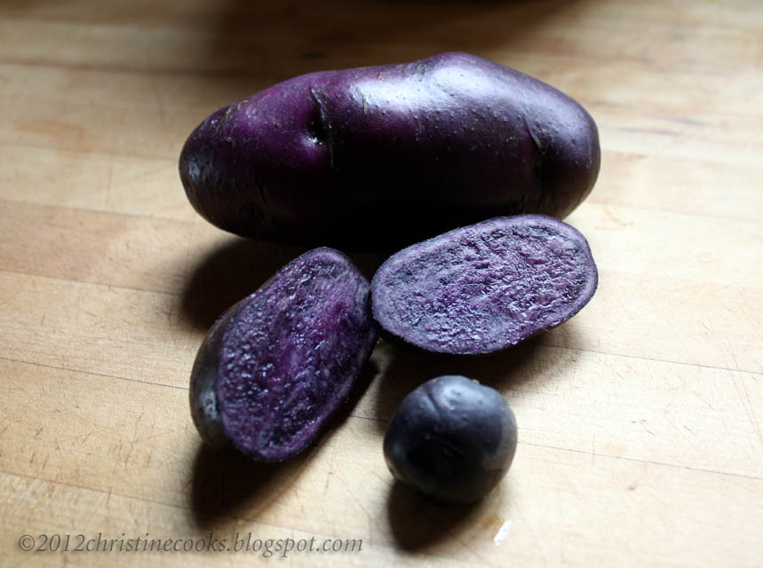 Christine Cooks: Purple Potato Salad with Kalamata Olives and Smoked ...