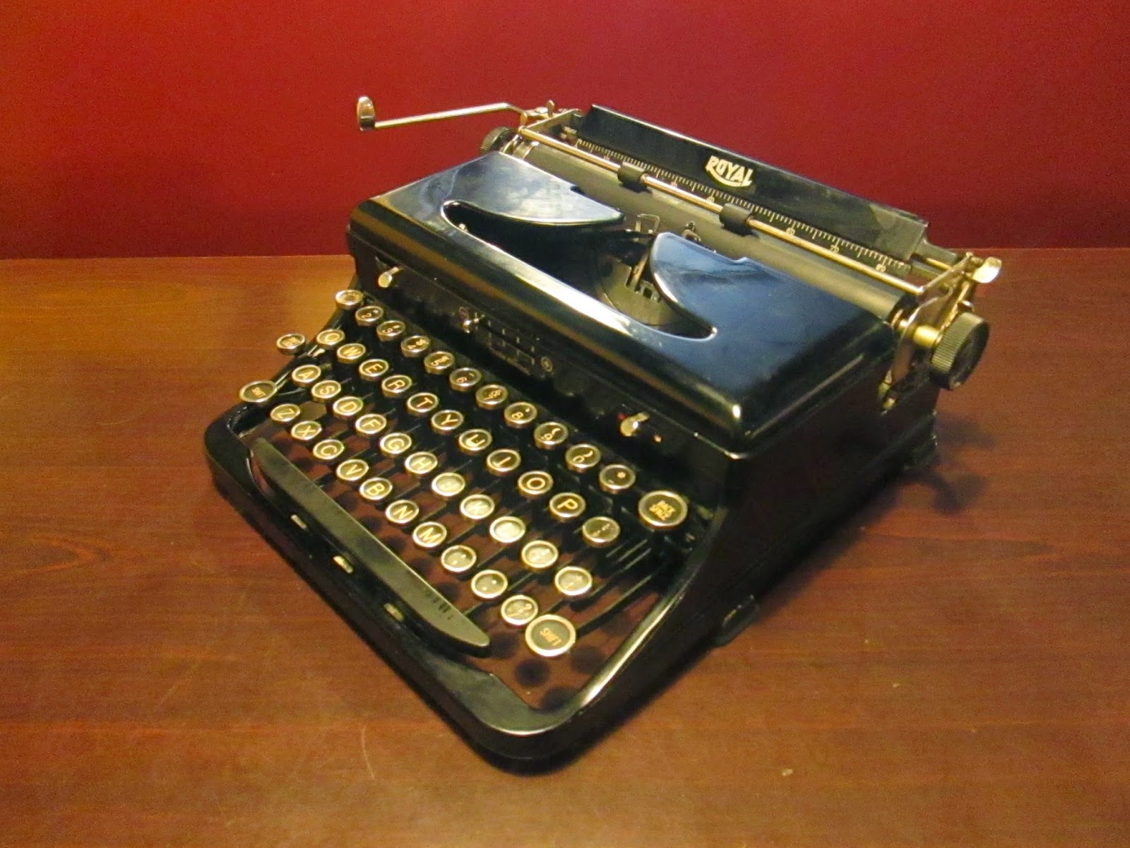 Royal Typewriters: 1936 Royal Model O