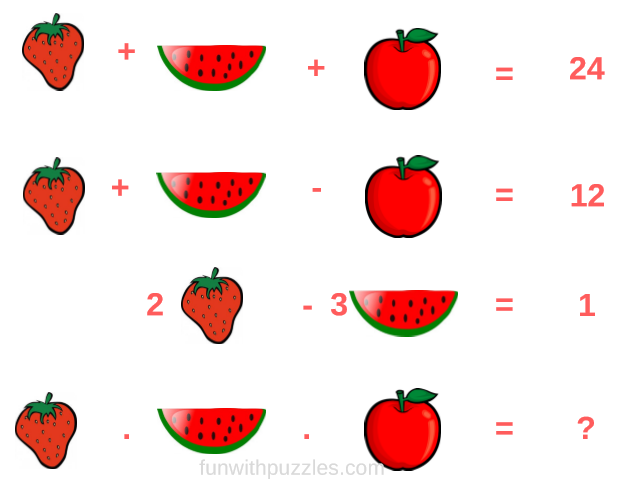 Mathematics Picture Equations Brain Teasers