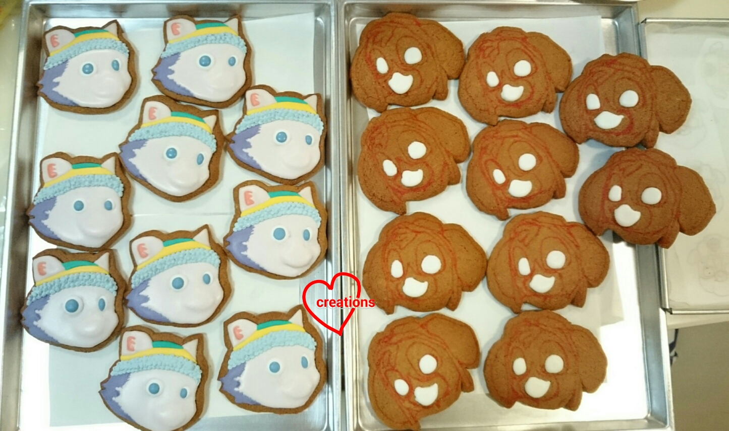 Loving Creations for You: Everest and Skye Brown Sugar Cookies