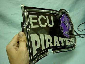 Wiki Neon Sign Blog: NCAA EAST CAROLINA ECU PIRATES FOOTBALL BEER BAR ...