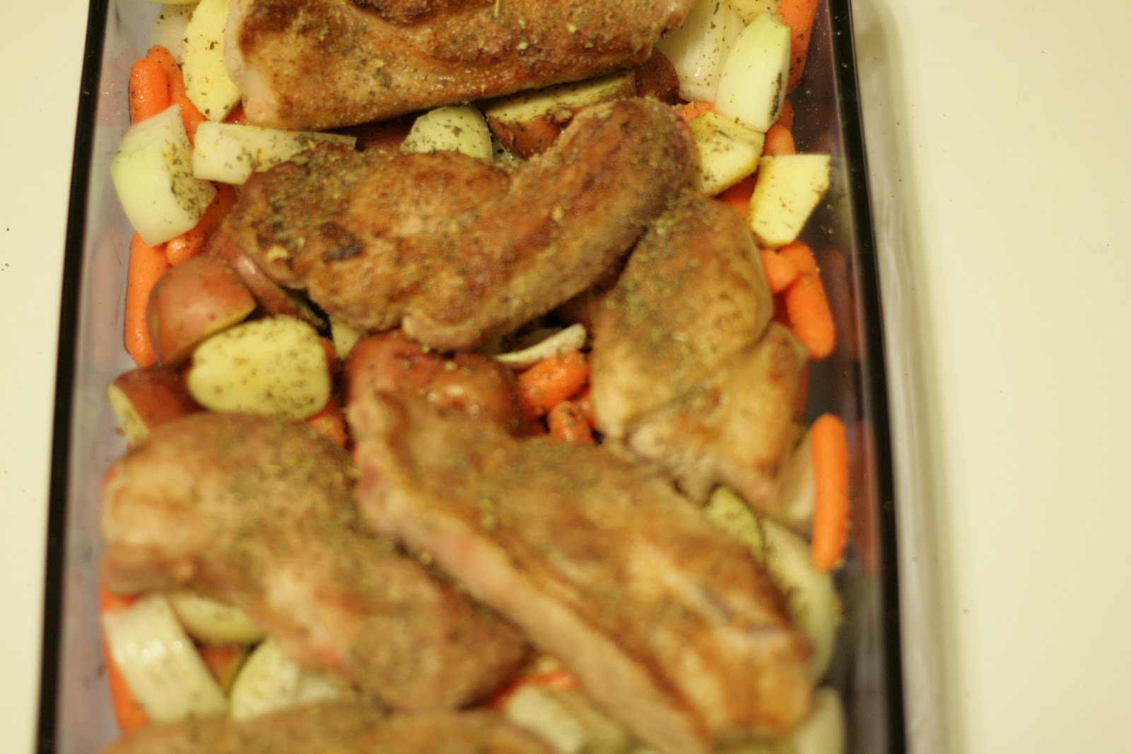 Considerations: Roasted Italian countrystyle pork ribs with root ...