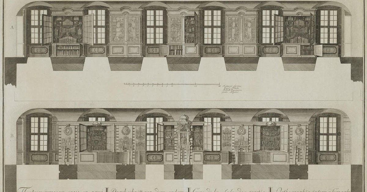Two Sections of the Kunstkammer's Grand Hall - Grigory Anikievich ...