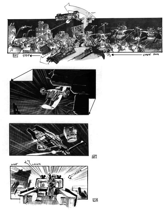 'Terminator 2: Judgement Day' Storyboards by Philip Norwood, Steve Berg ...