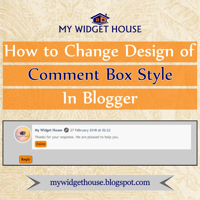 How to change comment box style with CSS - My Widget House - My Widget ...