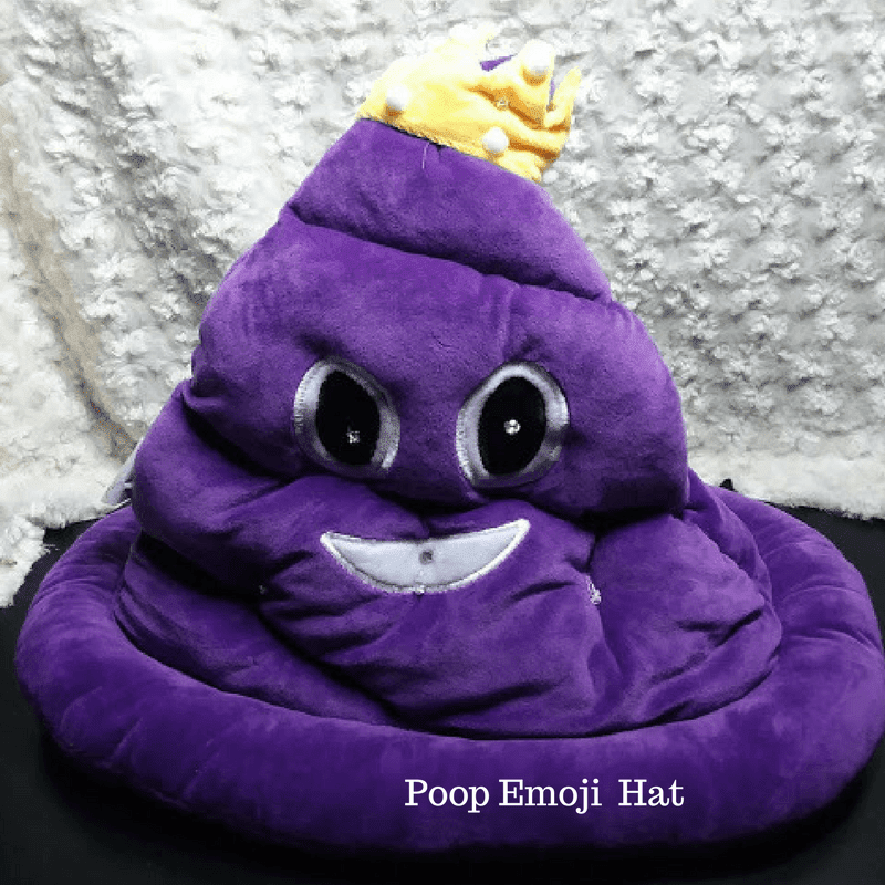 Poop Emoji Hat With Lights Review - Amy & Aron's