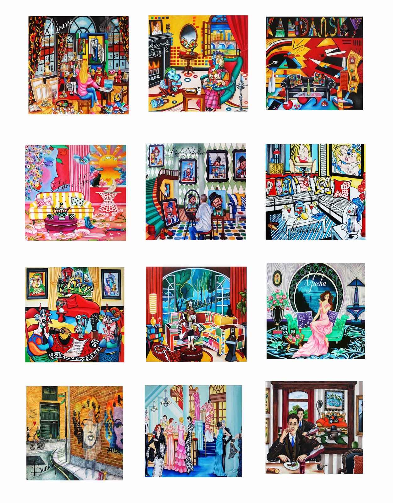 2014 Art from The HeArt Calendar by k Madison Moore