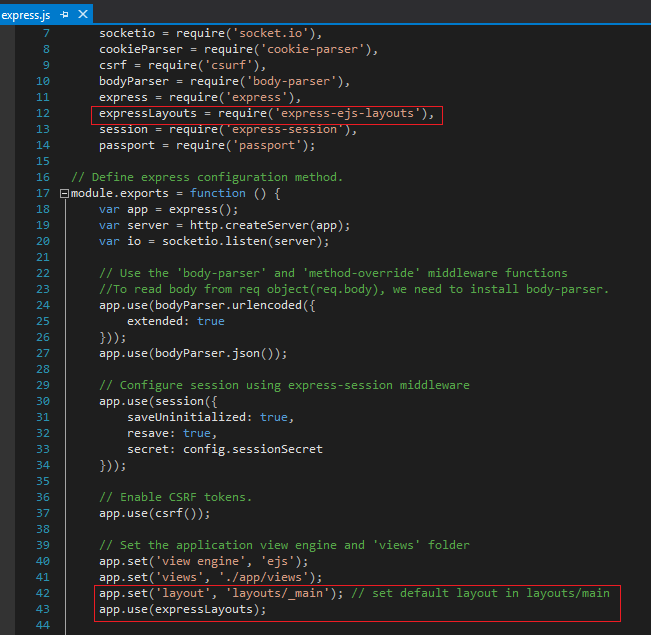 Dilla in Tech: Using Layouts With EJS in NodeJS