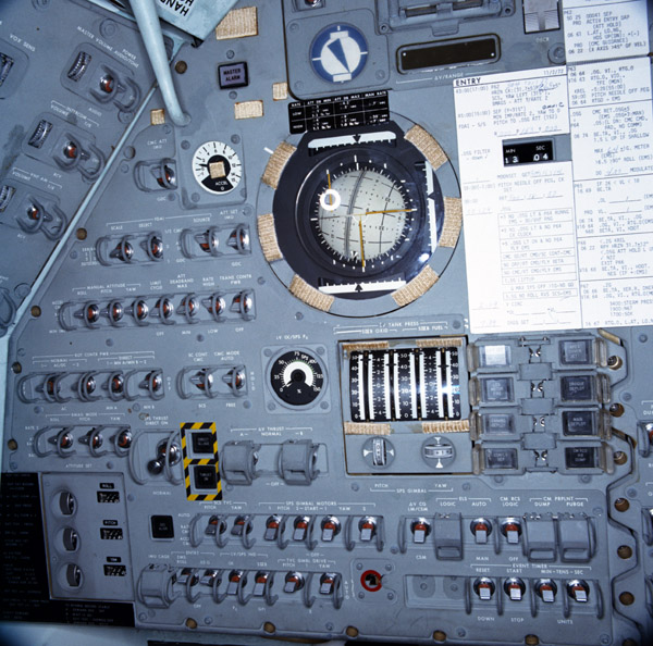 Apollo Command Module Instrument Panel