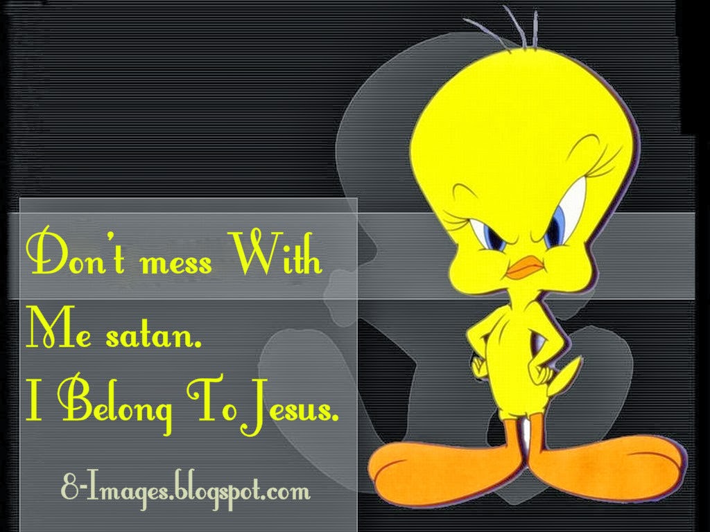Go Away Satan, Jesus Saves His People. - Quotes