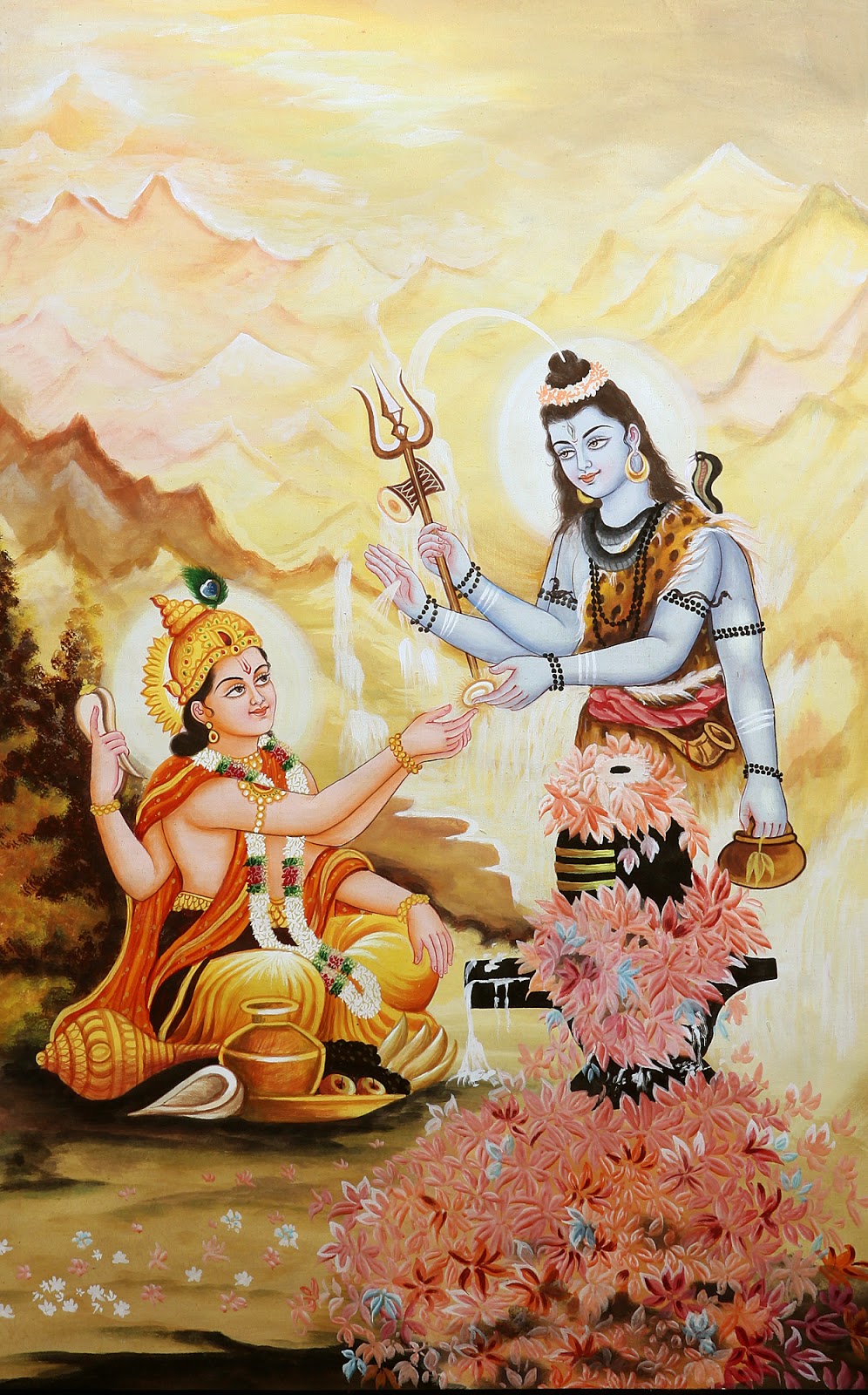 NAMASIVAYA: Lord Shiva placed a purse of gold on the peeta through His ...
