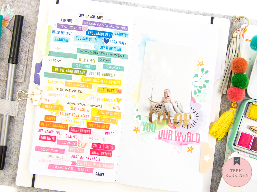 American Crafts | Journal Studio with Watercolors - Terhi Koskinen