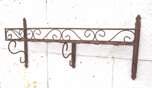 A Rustic Garden: Spruce Up Your Library With Wrought Iron Book Shelves
