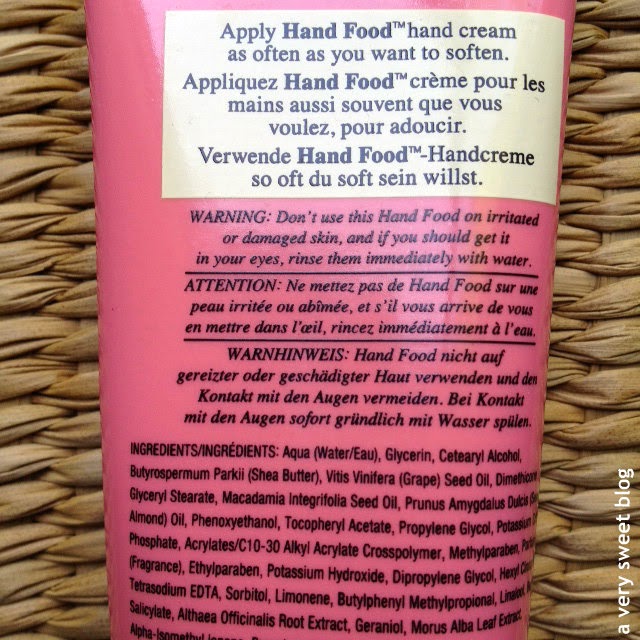 Soap & Glory Hand Food Product Review | A Very Sweet Blog