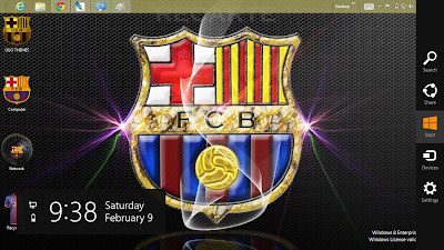 Free Download Barcelona FC Theme For Windows 7 & 8