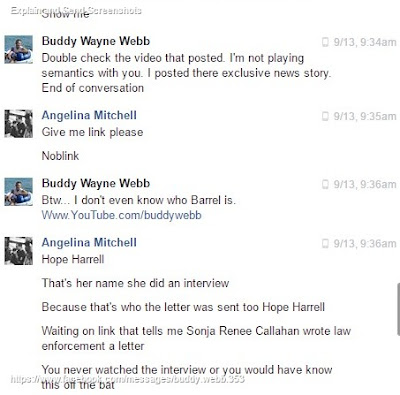 New website. Haileydunn.com: Buddy Wayne Webb what a psyco