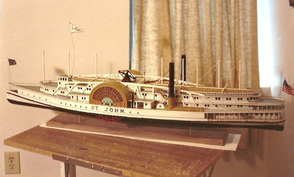 Hudson River Model Steamboats: Model Steamboat ST. JOHN c.1864 / Grand ...
