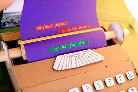 DIY Tips: Cardboard typewriter