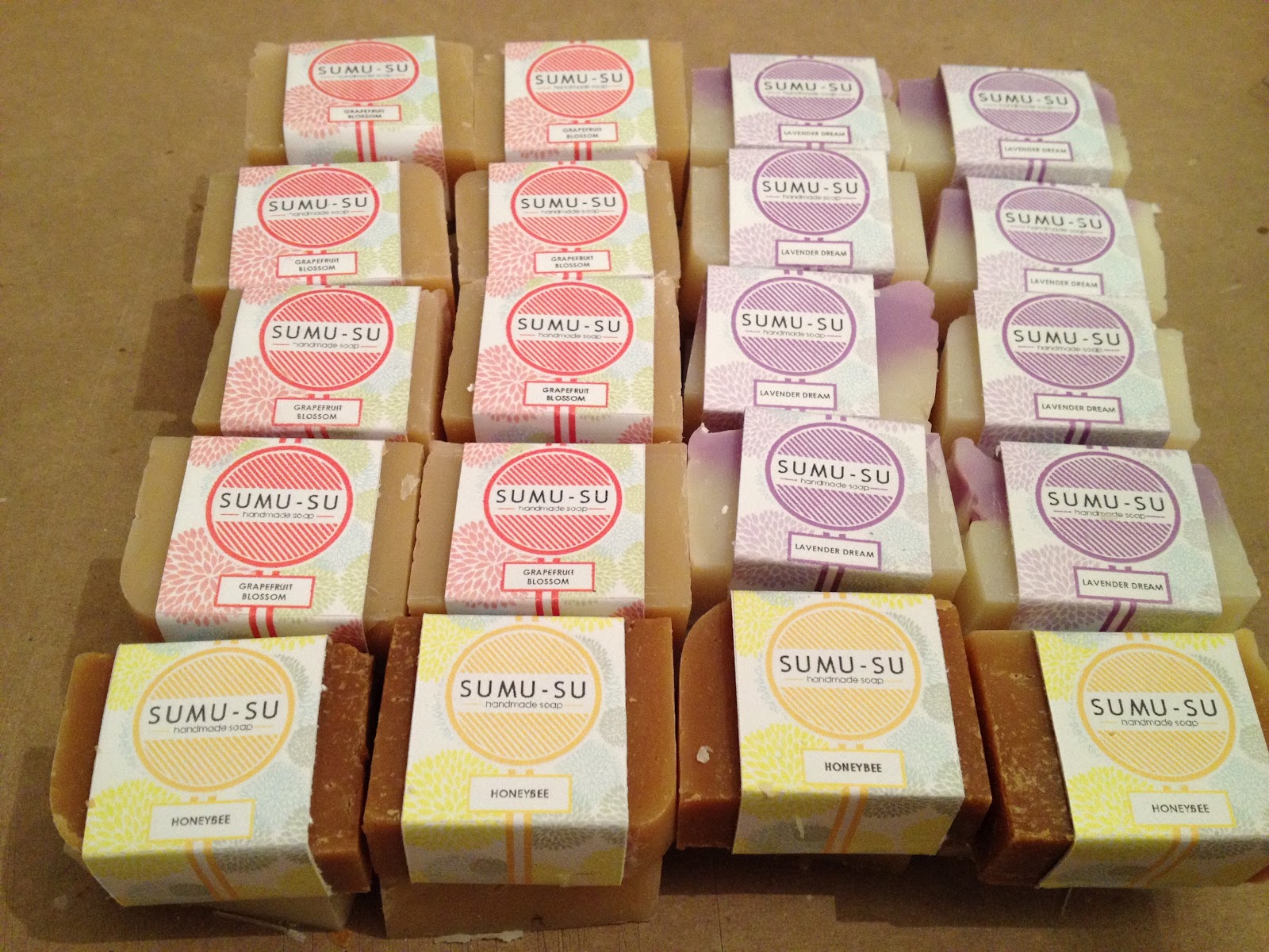 SUMU-SU Natural Handmade Soap: Sample Day!!
