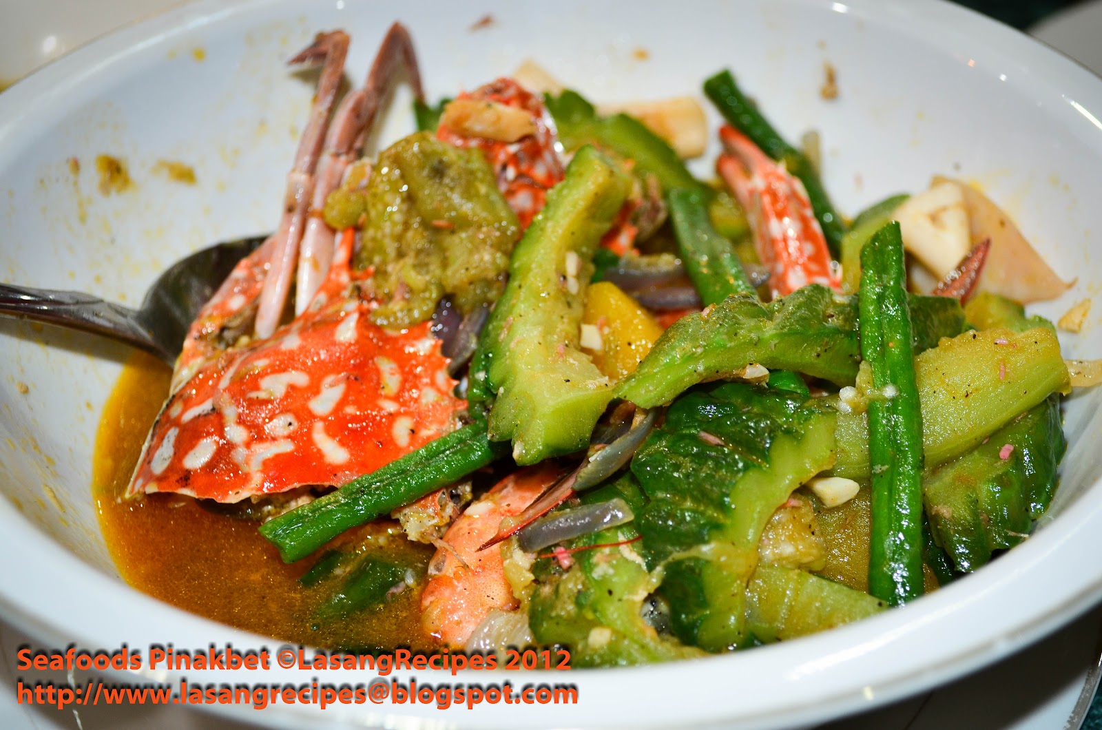 Seafood Pinakbet Recipe - LasangRecipes